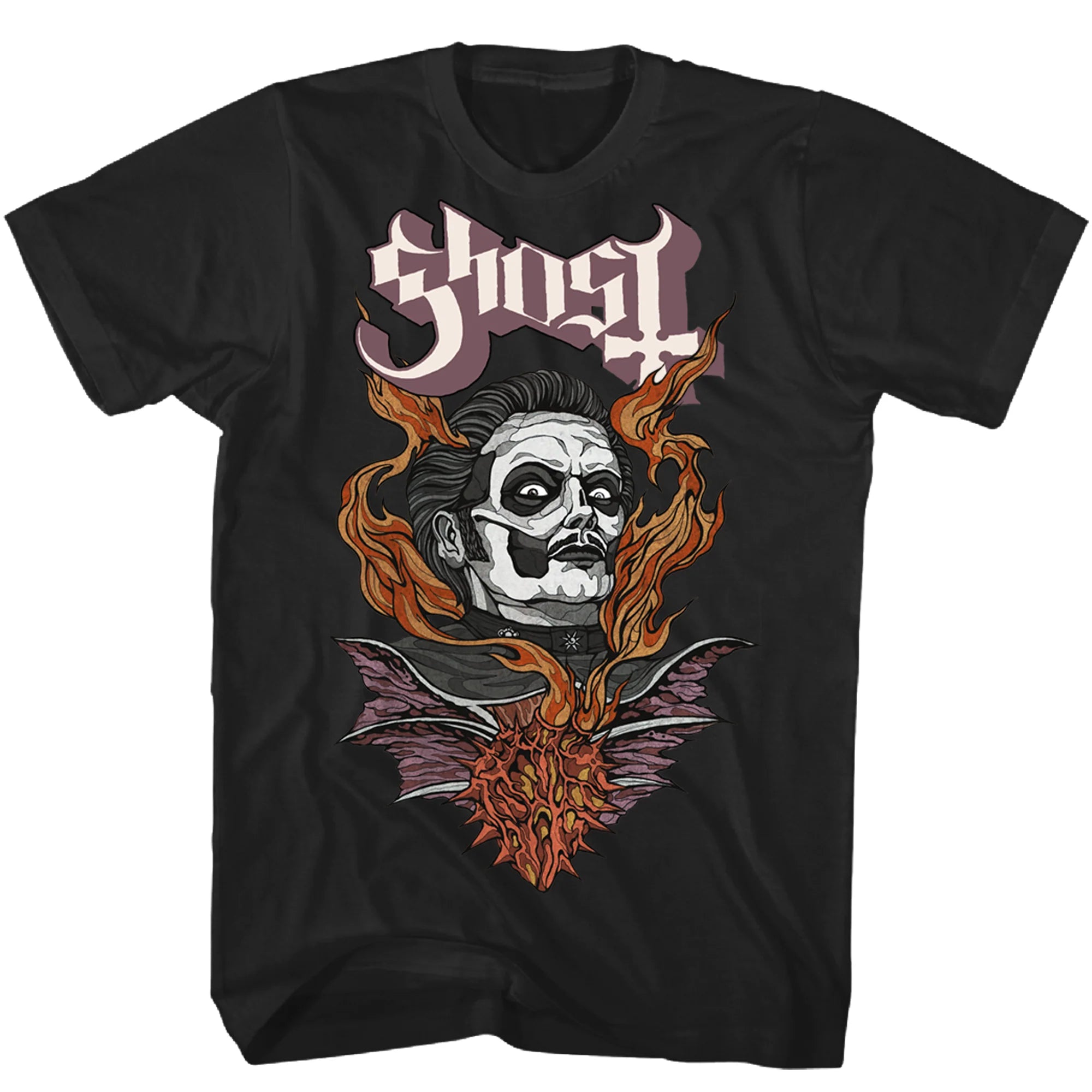 Ghost Cardinal Flaming Face – ShirtsNThingsAZ