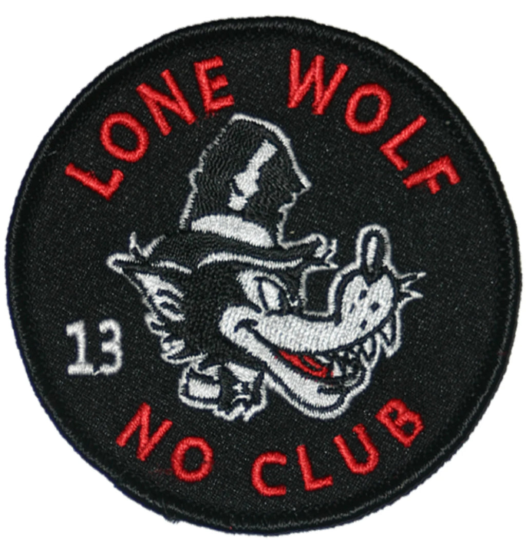 Lone Wolf Patch (No Club) – ShirtsNThingsAZ