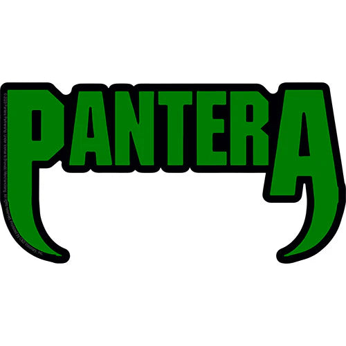 Pantera Green Logo Cut Out – ShirtsNThingsAZ
