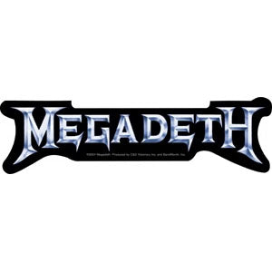 Megadeth Blue Cut Out Logo – ShirtsNThingsAZ