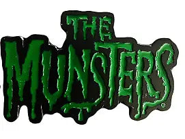 Munsters Green Logo Pin – ShirtsNThingsAZ