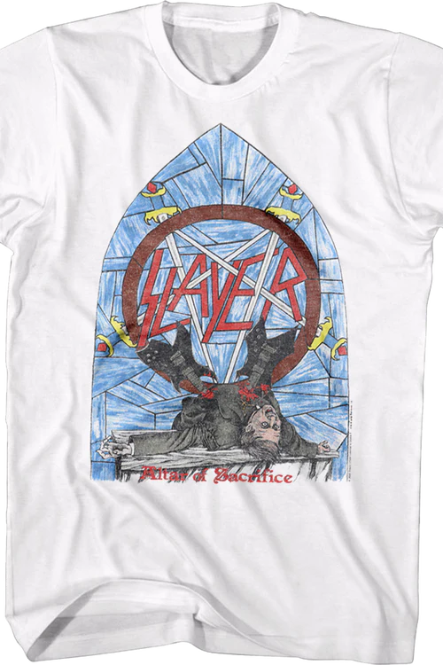 Slayer Alter of Sacrifice Grey – ShirtsNThingsAZ