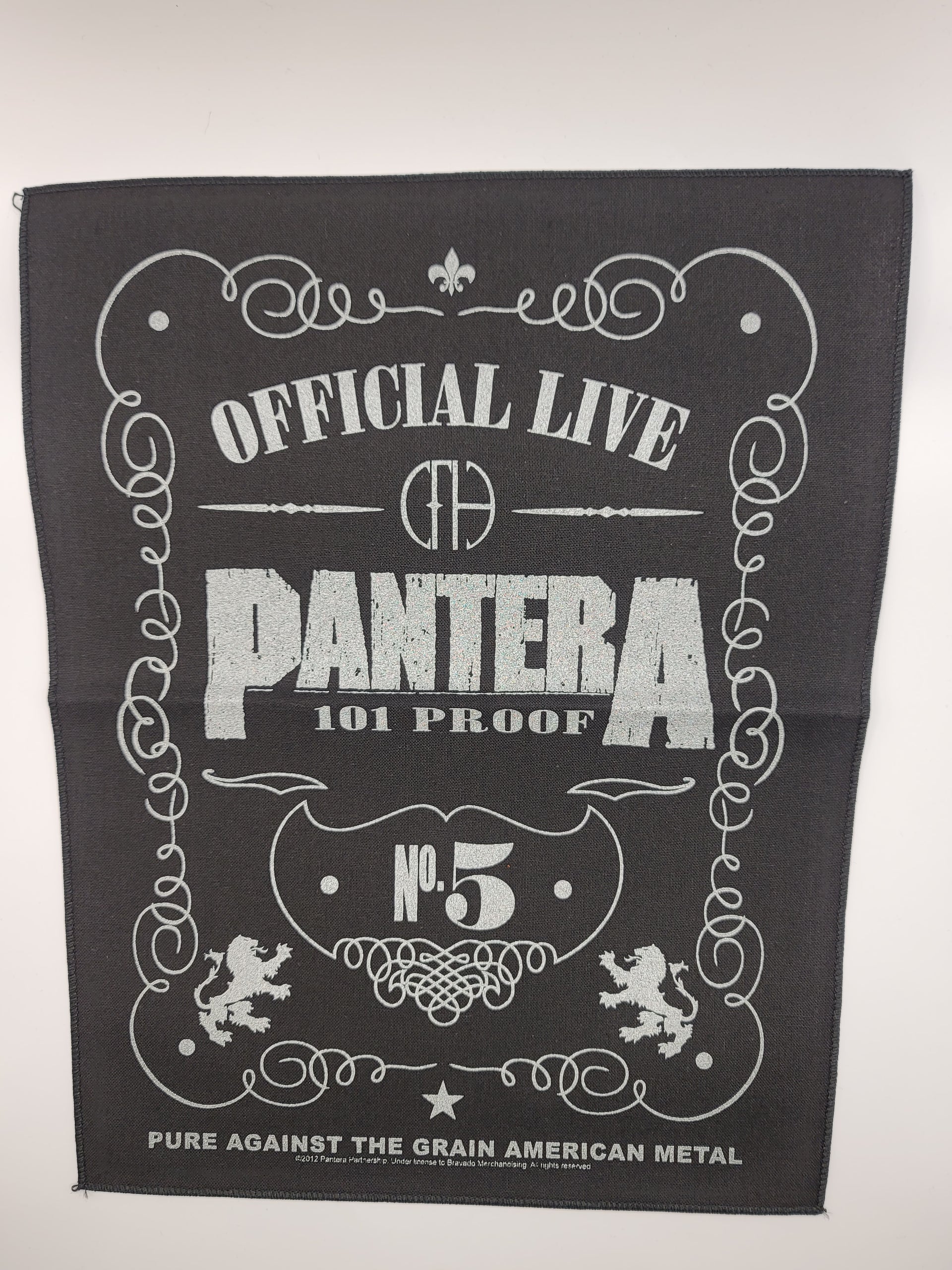 Pantera 101% Proof Back patch – ShirtsNThingsAZ