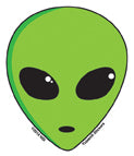 Mini-Alien Sticker – ShirtsNThingsAZ